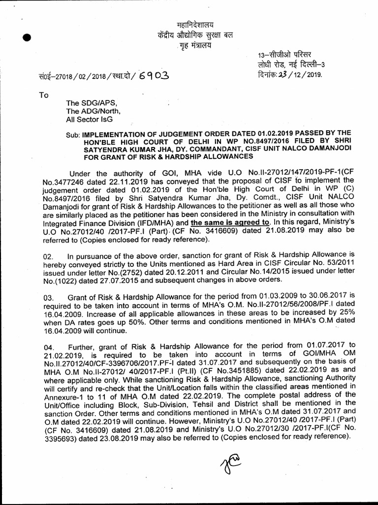 State Wise RHA Allowance | PDF