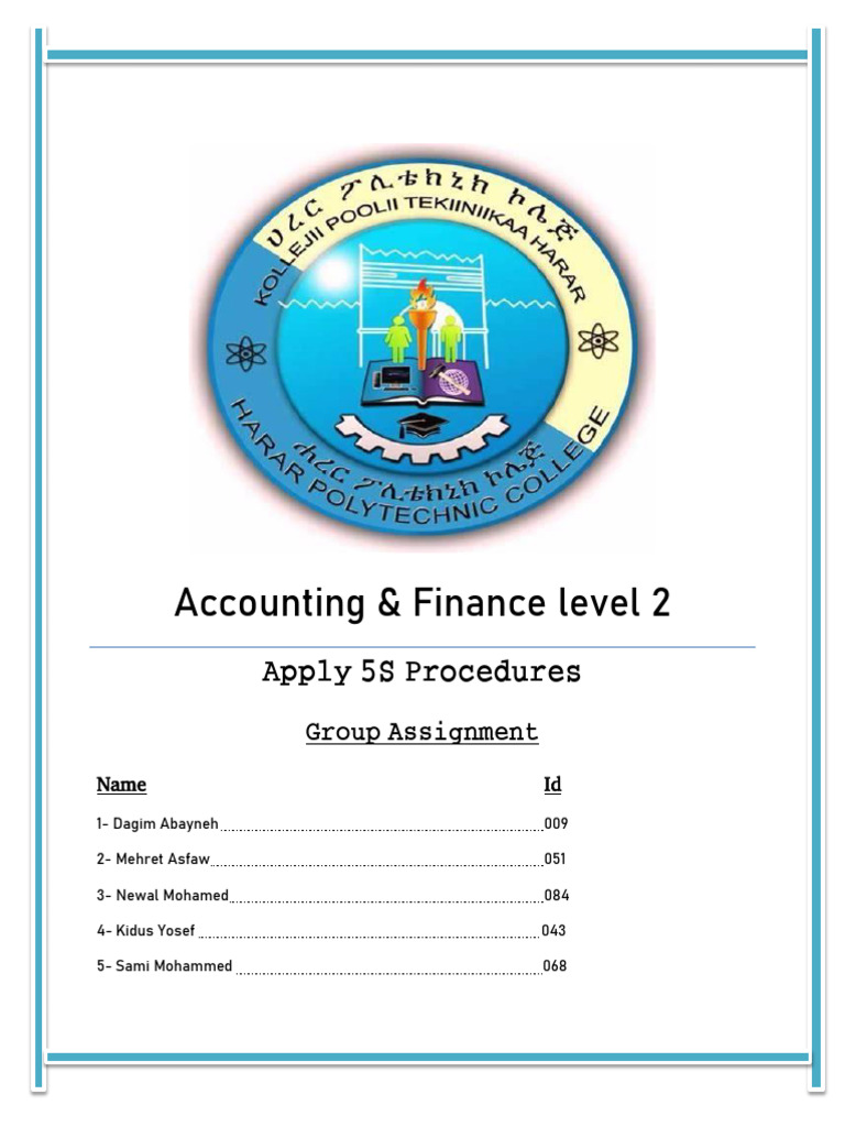 Apply 5S Procedures | PDF | Occupational Safety And Health | Personal ...