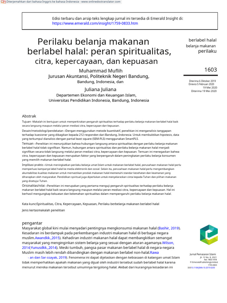Indo Halal-Labeled Food Shopping - En.id | PDF | Kesehatan Holistik ...