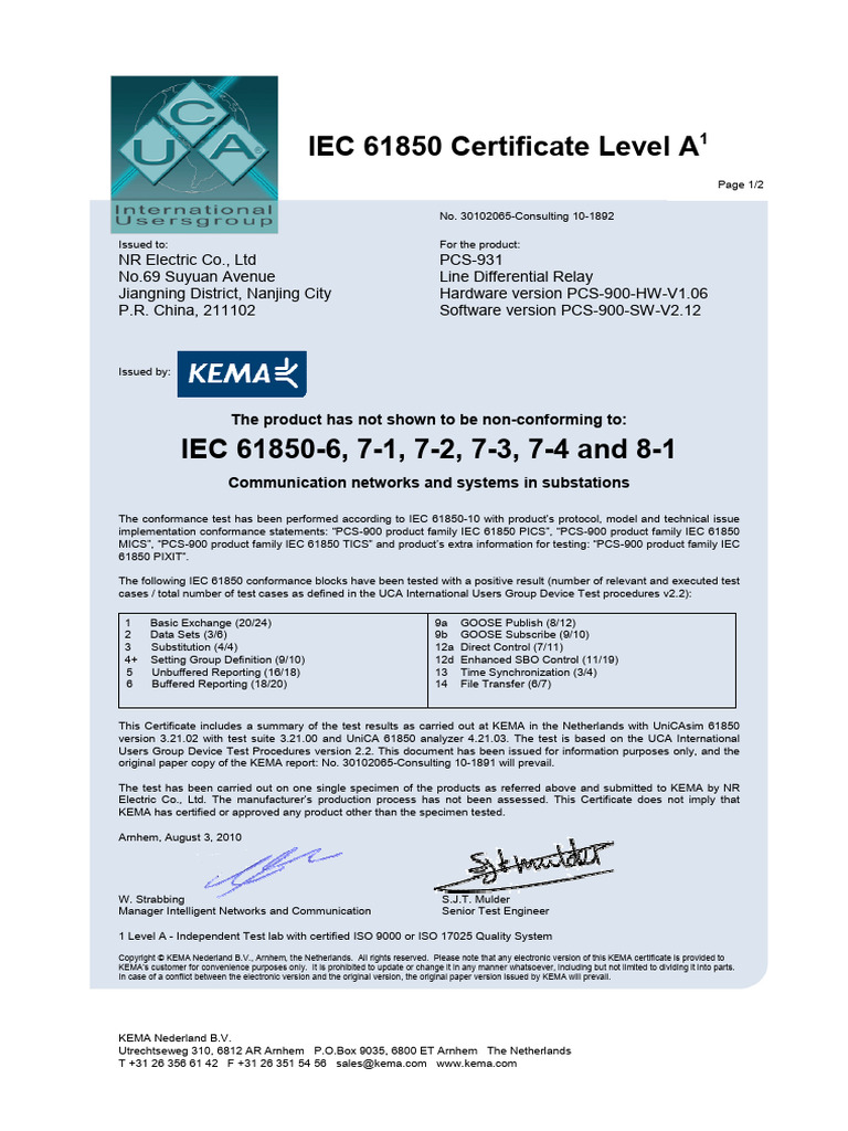10-1982 SJM Certificate PCS-900 | PDF | Computing | Computer Science