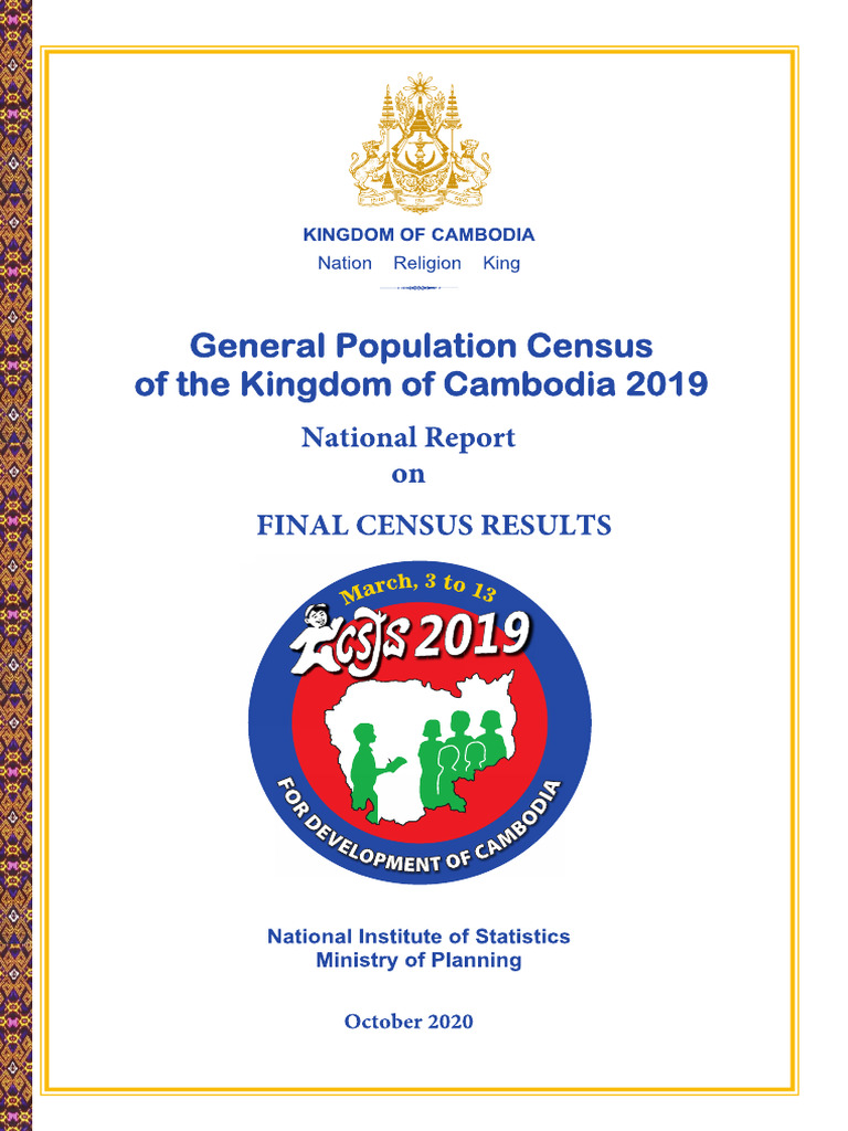 Final General Population Census 2019-English | PDF | Census | Secretary Of State