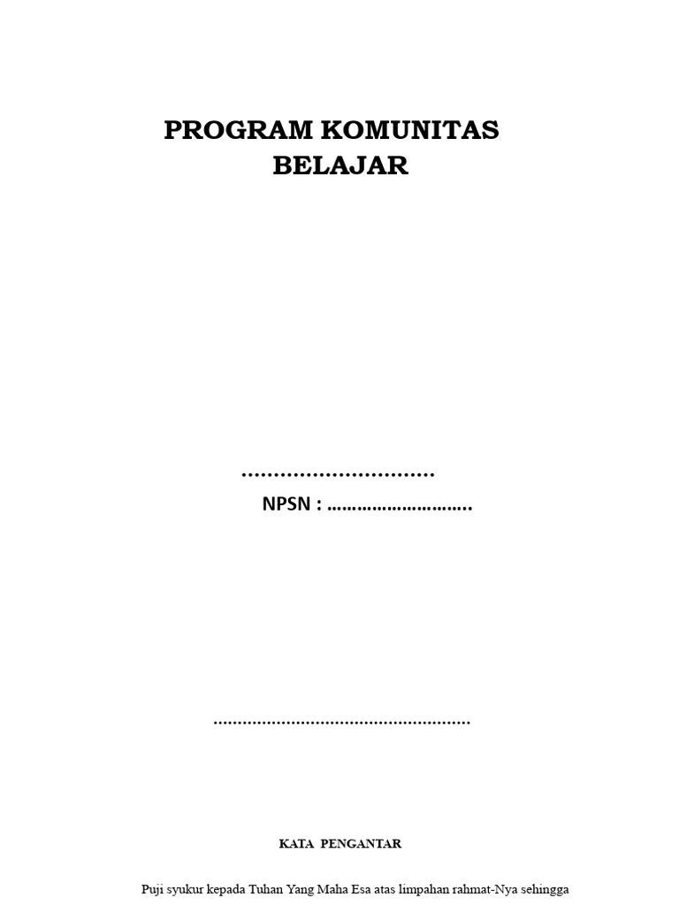 Contoh Laporan Kombel | PDF | Seni