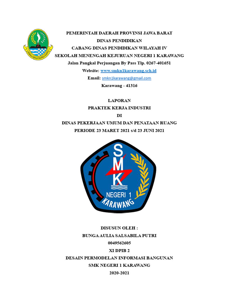 Laporan Praktek Kerja Industri 2021 | PDF | Karier & Perkembangan