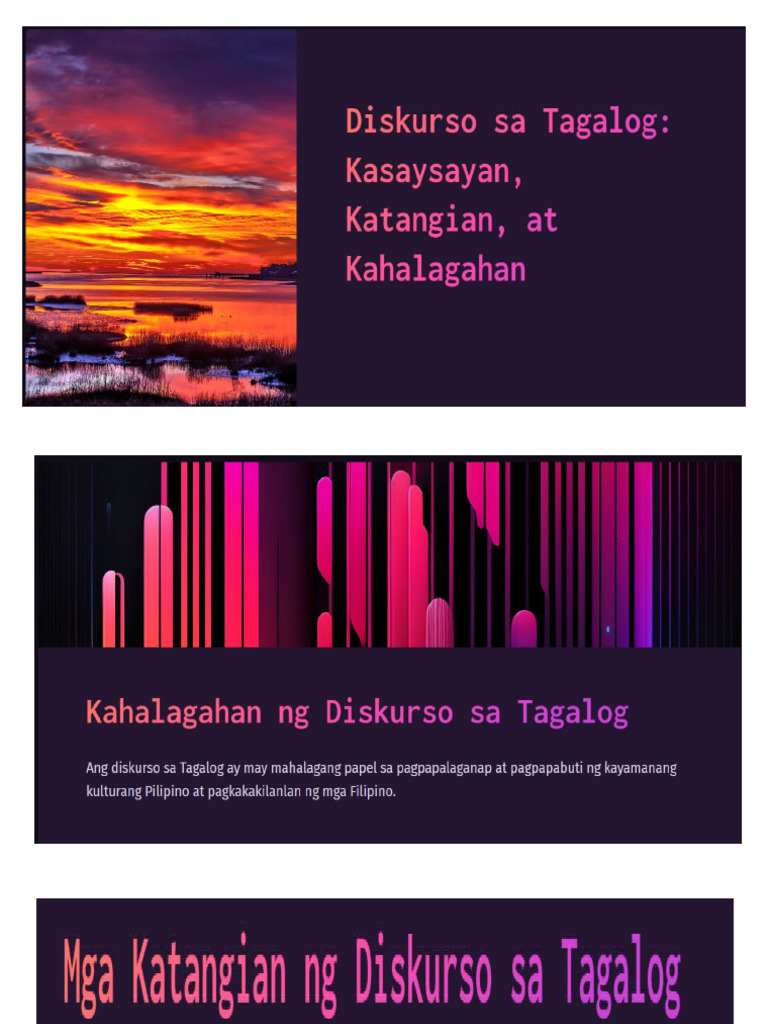 DISKURSO Yunit 4 | PDF