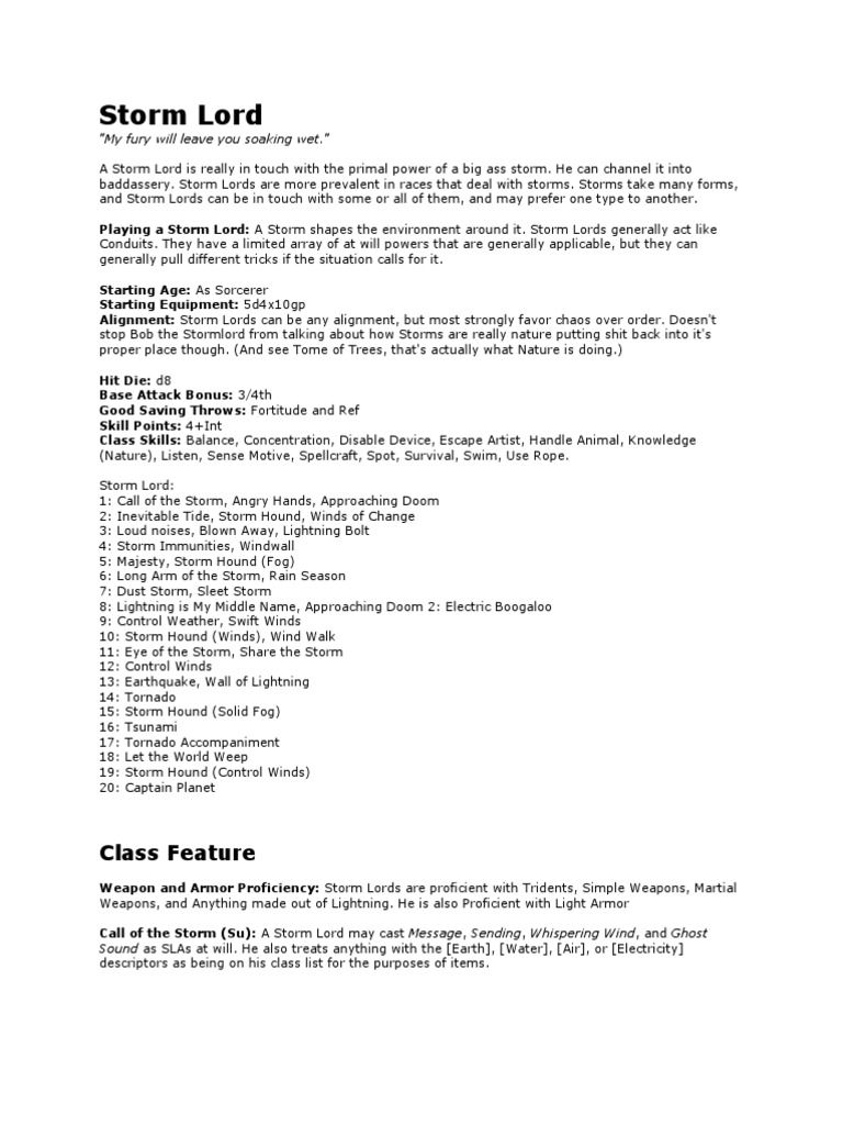 Storm Lord | PDF | Storms | Tornadoes