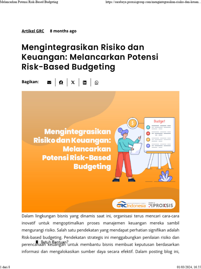 Risk-Based Budgeting untuk Bisnis | PDF | Bisnis