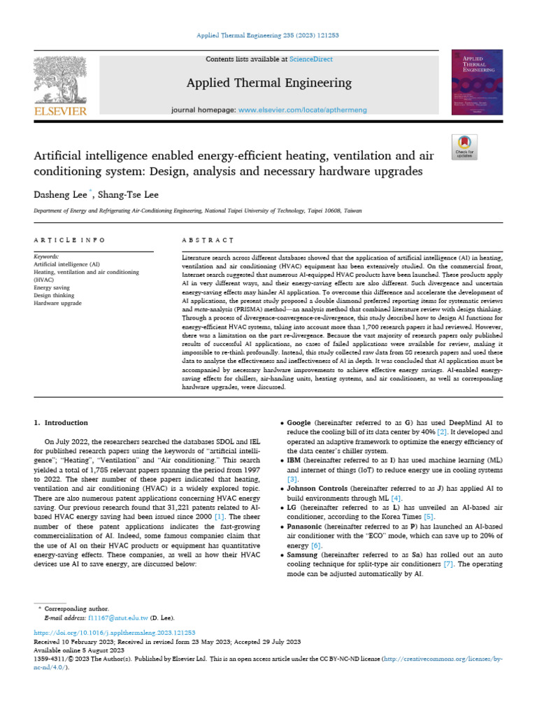 X22-Artificial Intelligence Enabled Energy-Efficient Heating ... X22-Artificial Intelligence Enabled Energy-Efficient Heating ...