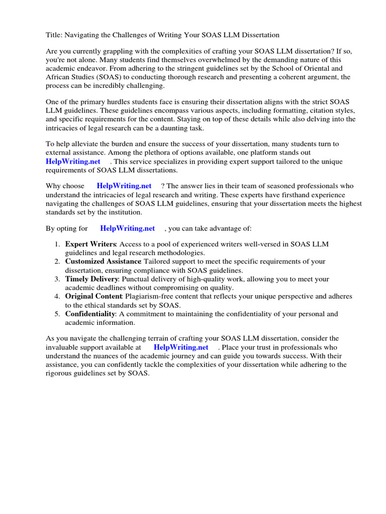 Soas LLM Dissertation Guidelines | PDF | Thesis | European Union