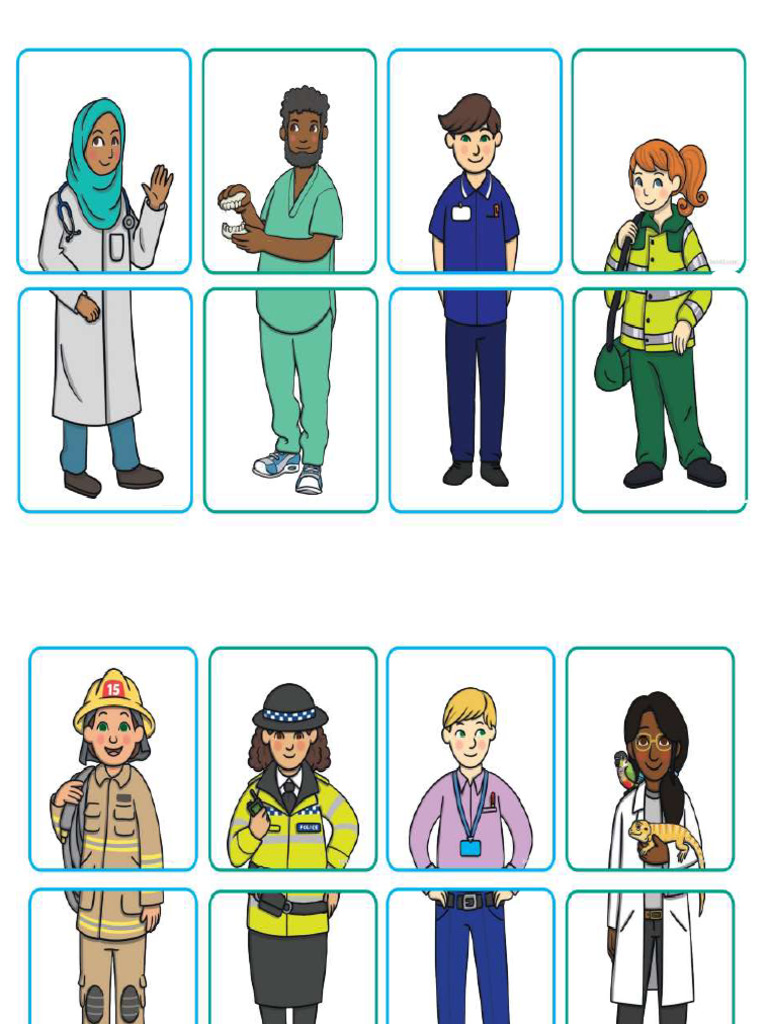 Professions Puzzle | PDF