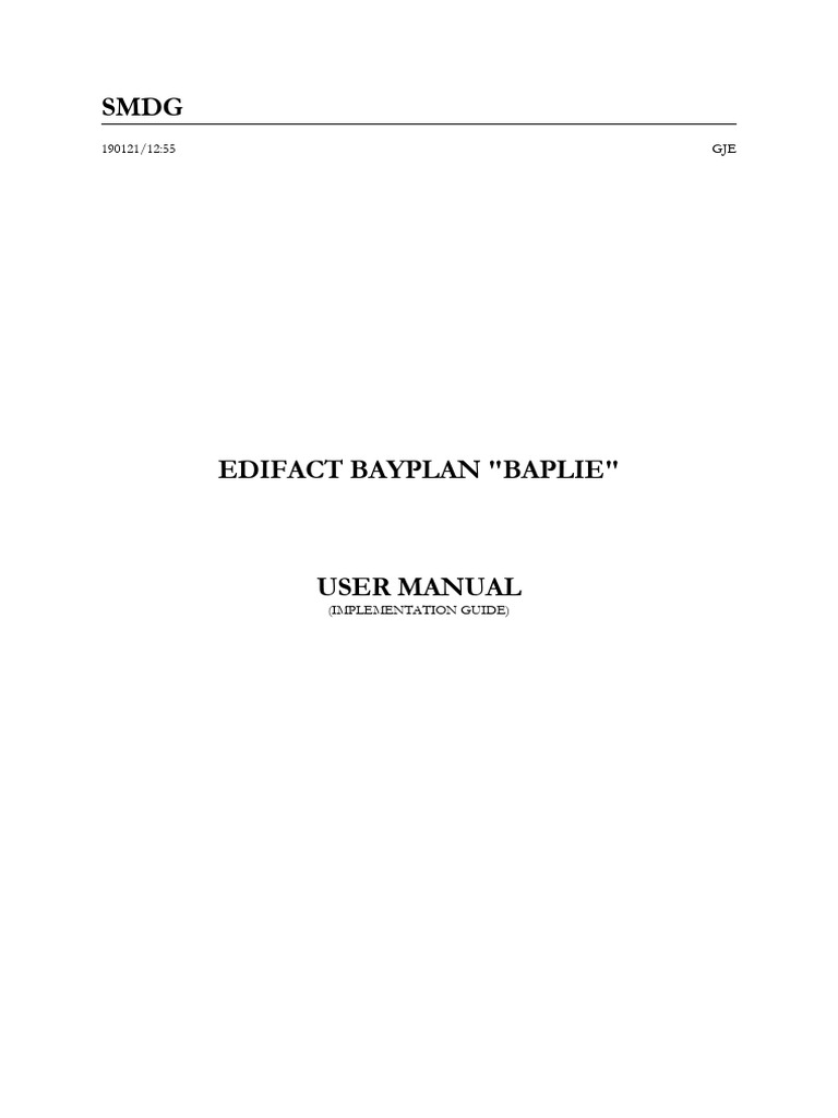 Baplie 15 | Download Free PDF | Dangerous Goods