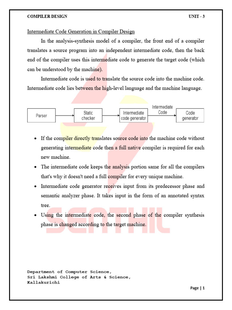 Unit - 3 | PDF | Compiler | Parsing