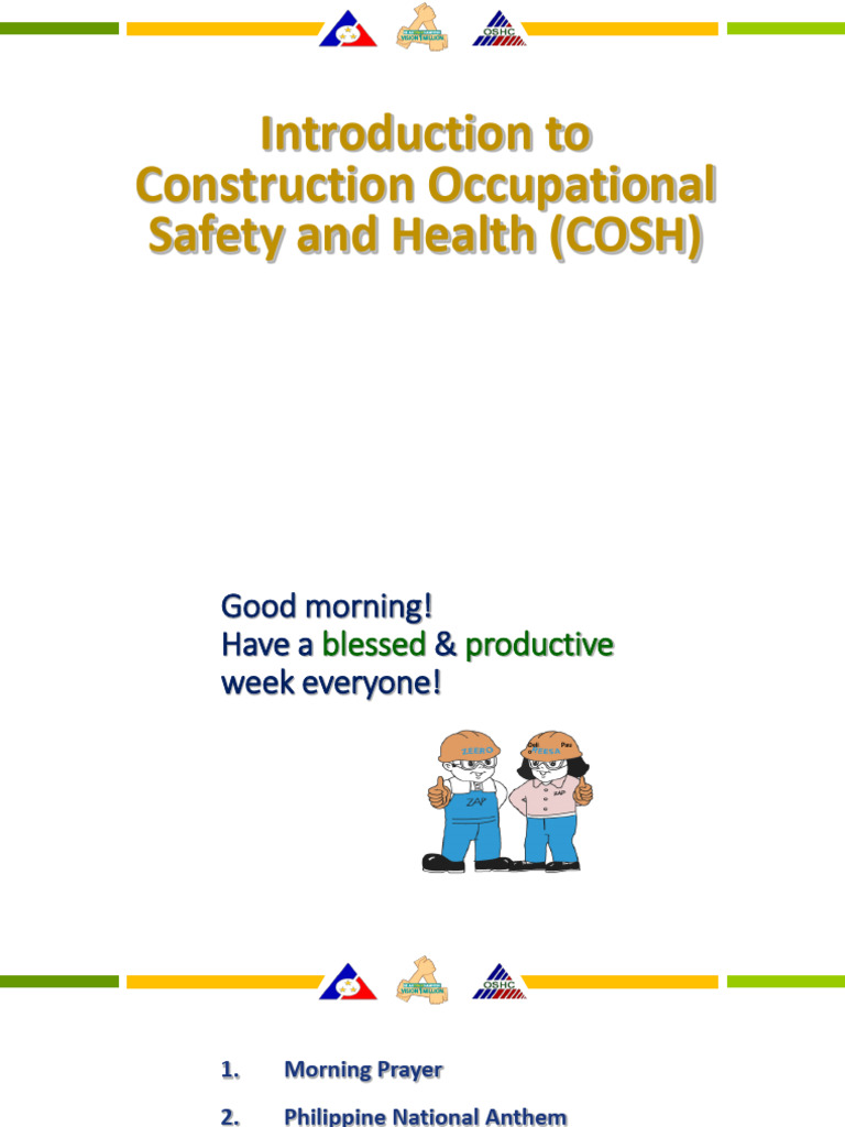 Introduction To COSH Val | PDF | Occupational Safety And Health ...