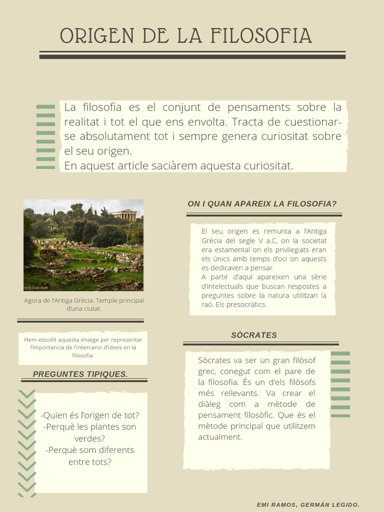 Infografía Filosofia | PDF