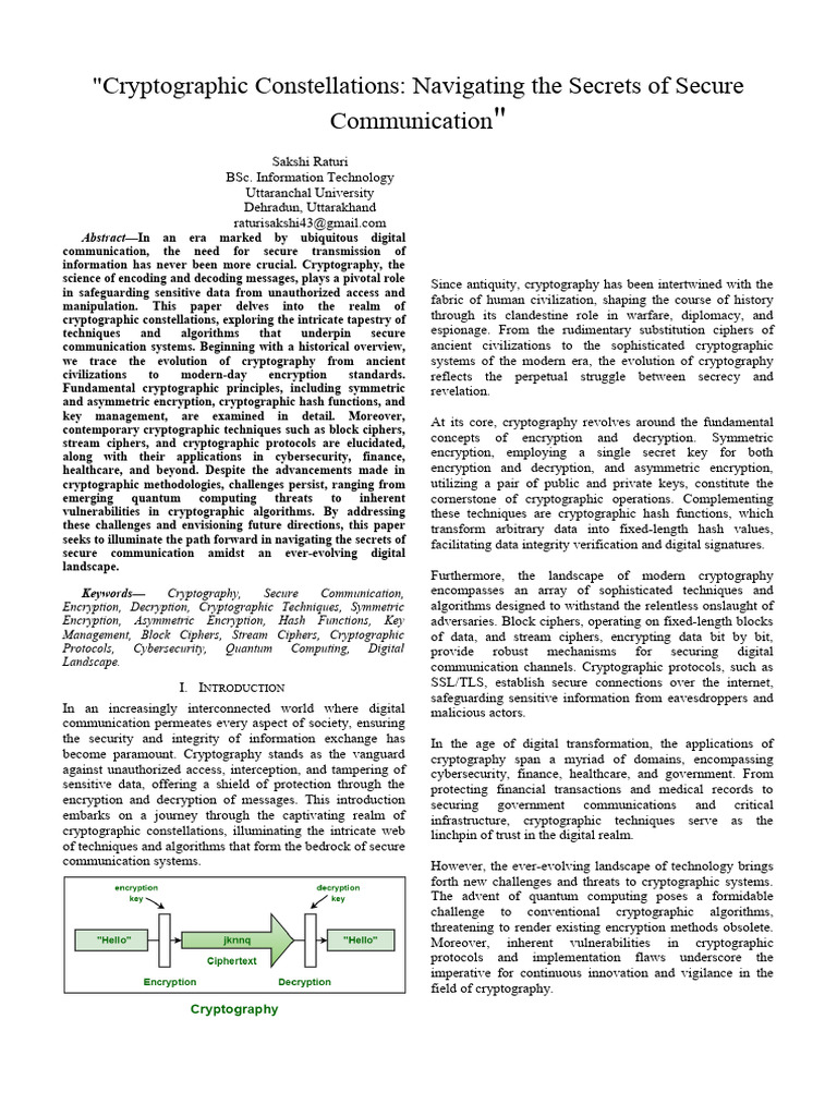 Research Paper | Download Free PDF | Cryptography | Encryption