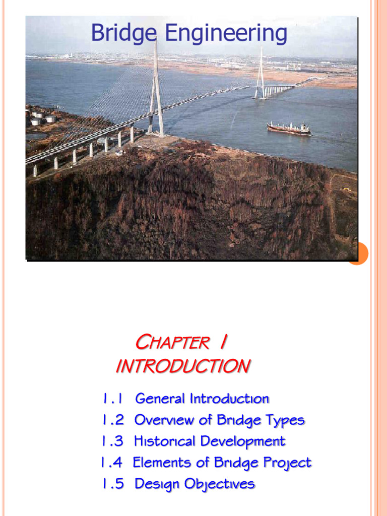 Bridge Chapter 1 | PDF | Bridge | Civil Engineering