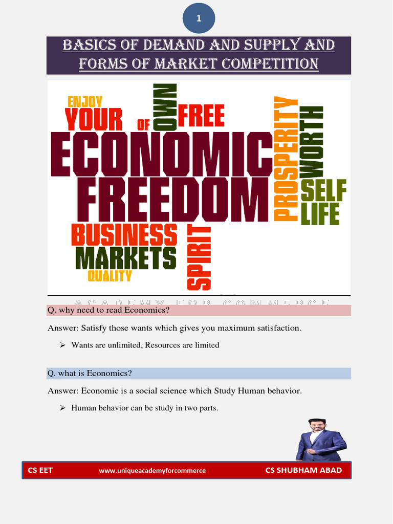 Demand and Supply and Market Competition | PDF | Elasticity (Economics ...