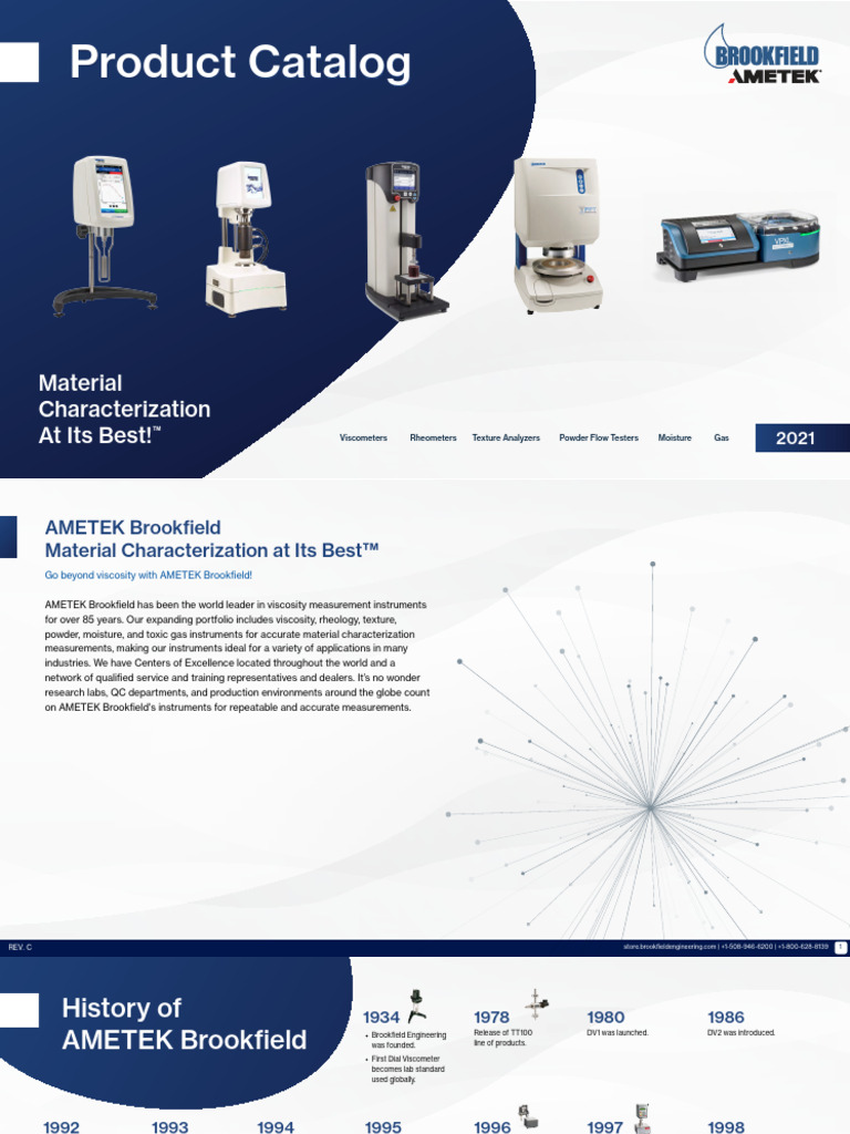 AMETEK Brookfield Product Catalog | PDF