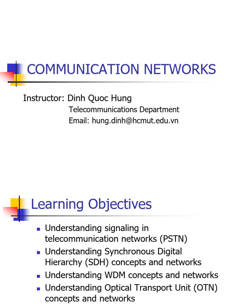 Communication System - Course Outline - Rev 20082019 | PDF | Computer ...