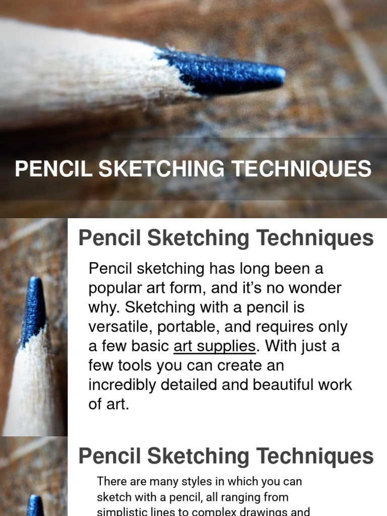Pencil Shading Techniques | PDF | Drawing | Pencil