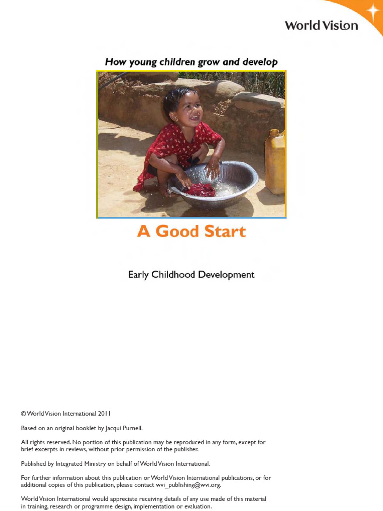A Good Start - Early Childhood Development Booklet | Download Free PDF ...