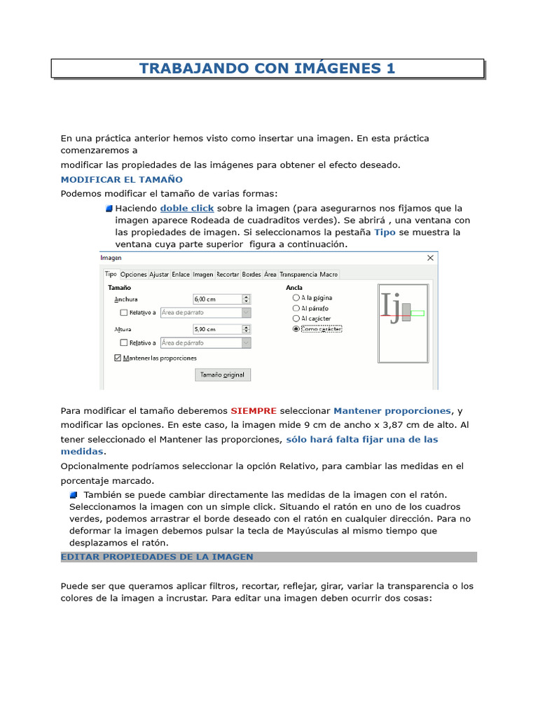 Practica 07 Trabajando Con Imagenes | PDF | Ventana (informática) | Haga doble clic