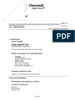 Oxonia Active 150 Safety Data Sheet | PDF | Personal Protective ...