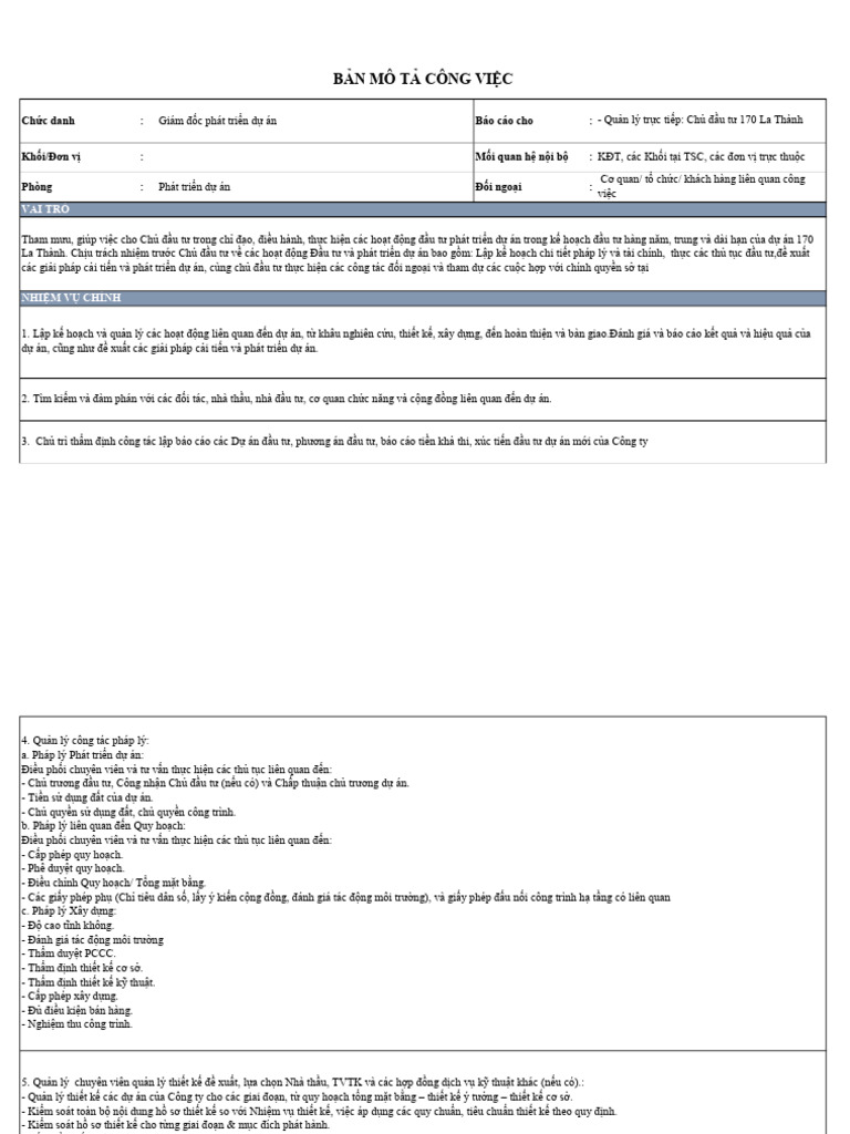 JD GD PTDA La Thành | PDF