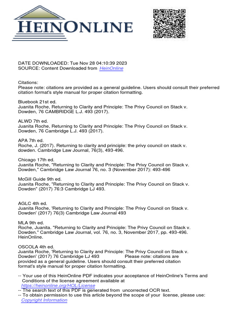 76 Cambridge LJ 493 | PDF | Copyright Infringement | Private Law