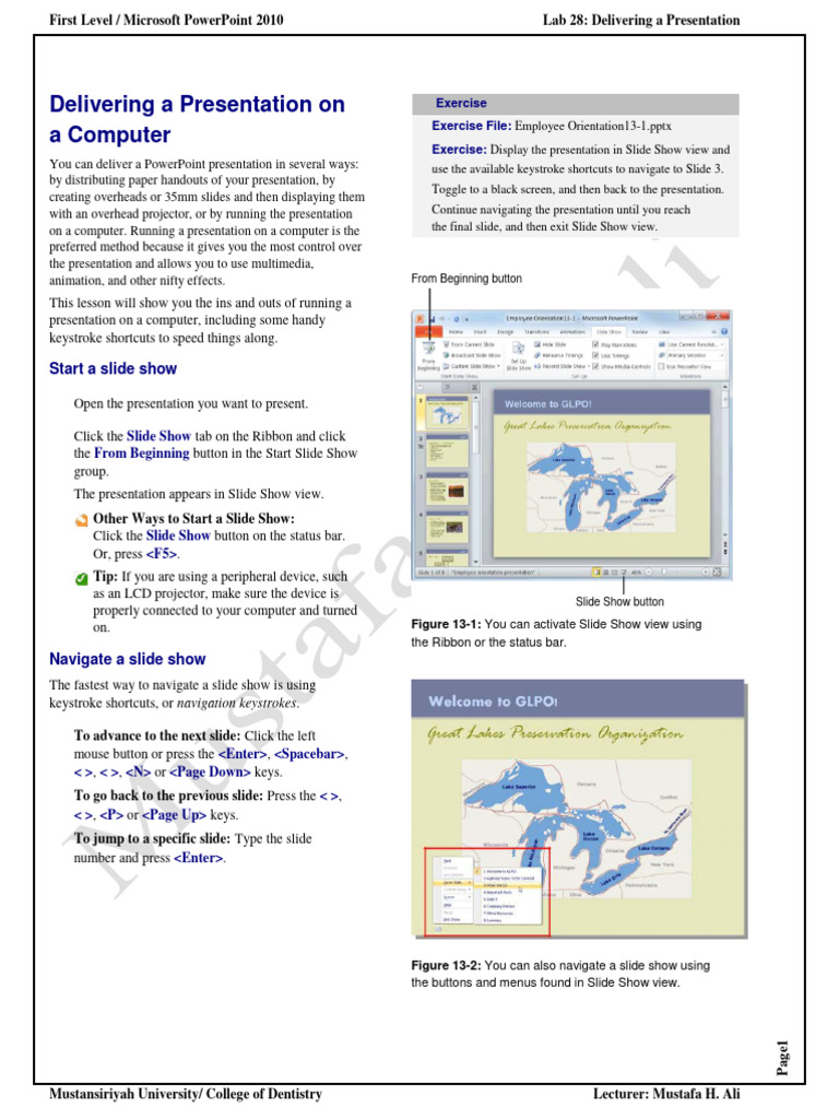 Deliver A Presentation On Computers | PDF | Microsoft Power Point ...