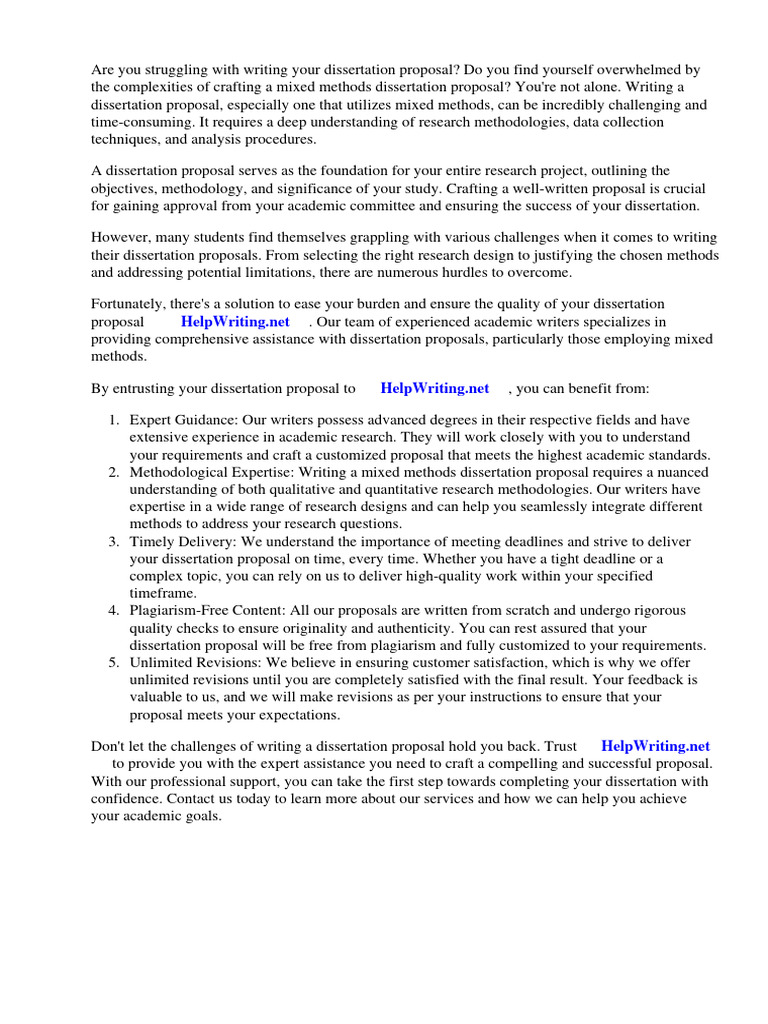 Dissertation Proposal Example Mixed Methods | PDF Dissertation Proposal Example Mixed Methods | PDF