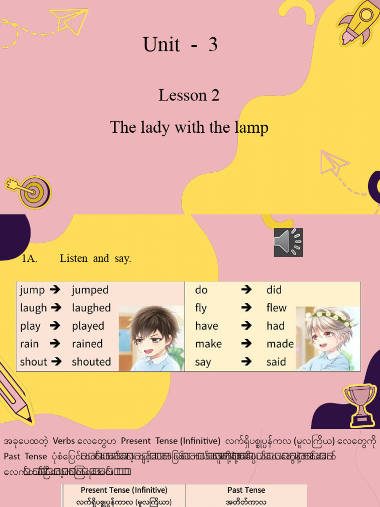 Grade 5 Unit 3 (Lesson2) 1 | PDF | Grammatical Tense | Syntax