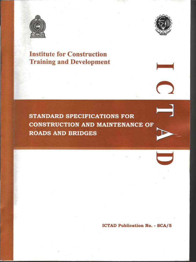SCA-5 - 2009 Standard Specifications For Construction and Maintenance ...