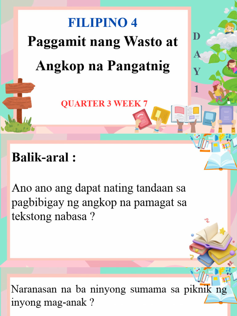 Filipino 4 Q3 W7 | PDF