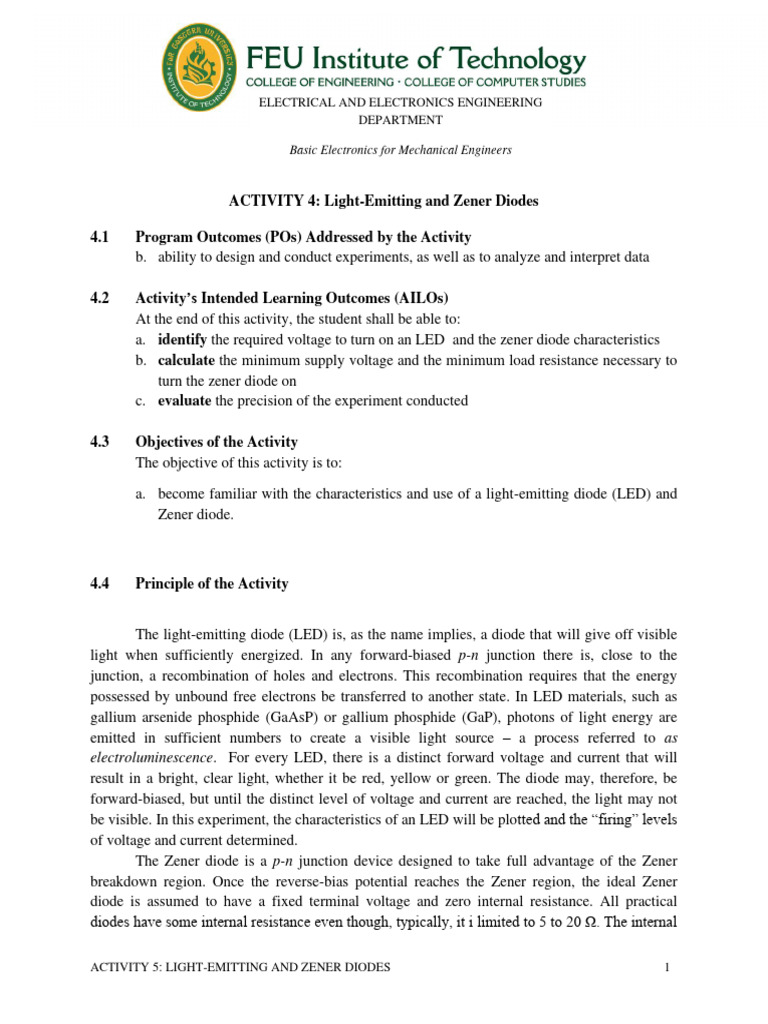 [M4 TECHNICAL] COE0047L | PDF | Light Emitting Diode | Diode