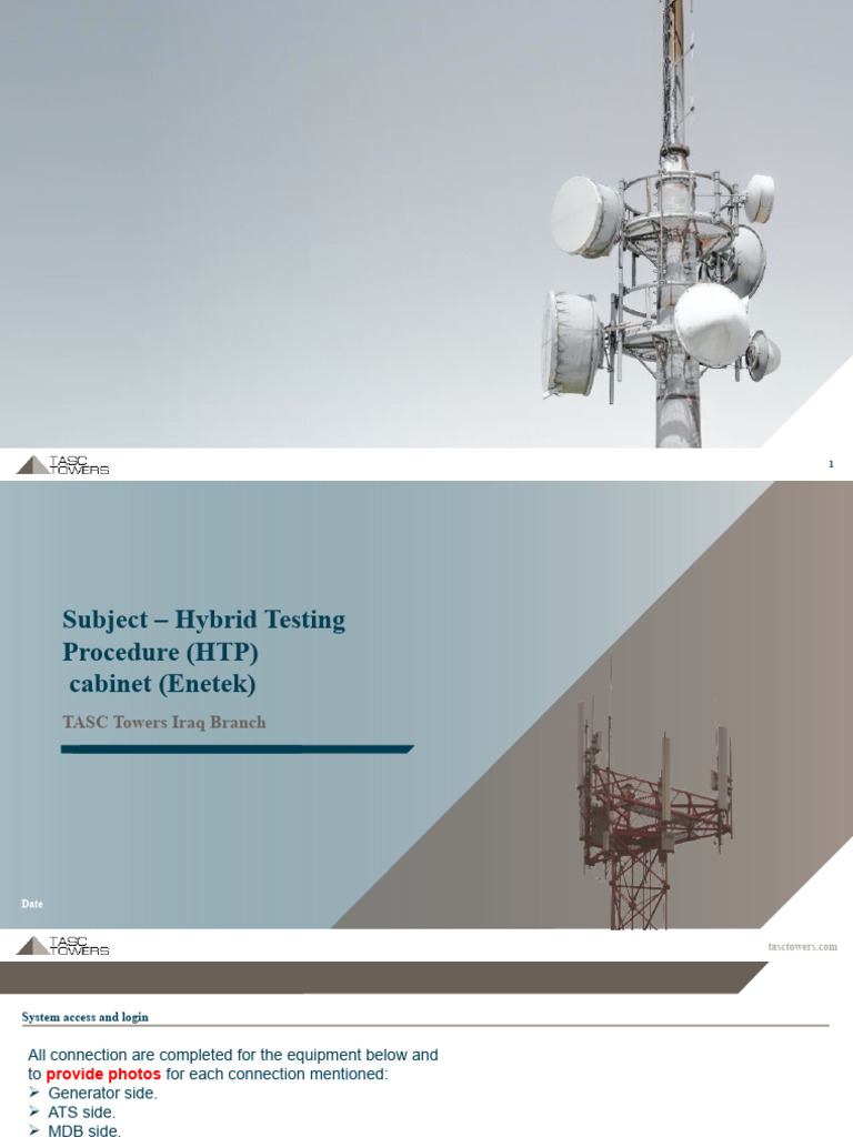ENETEK HYB Testing Prodedure (HTP) | Download Free PDF | Electrical ...