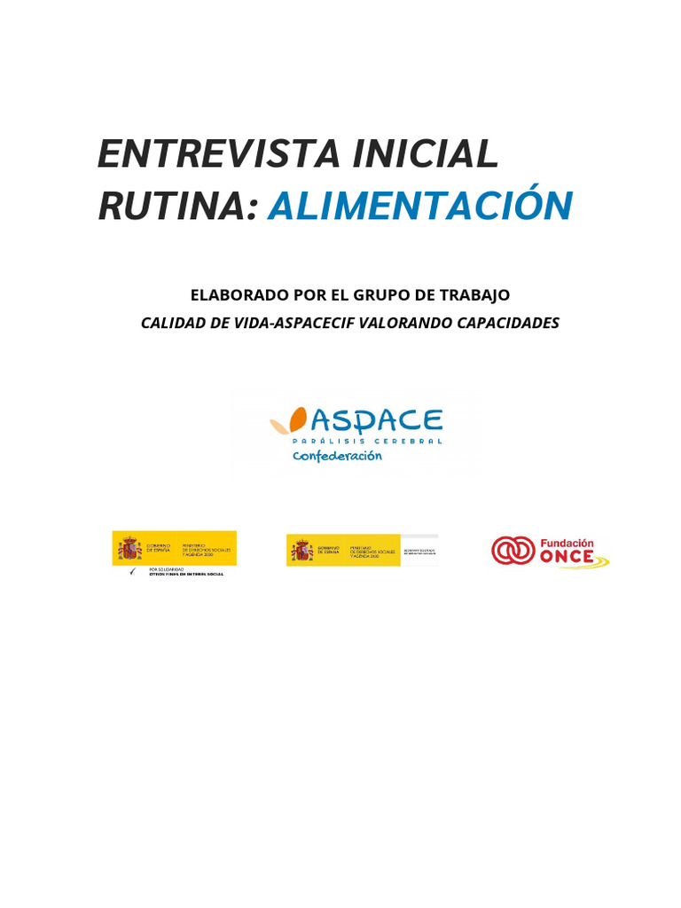 B67d5-Entrevista Rutina Alimentacion 240317 175436 | PDF | Té | Alimentos