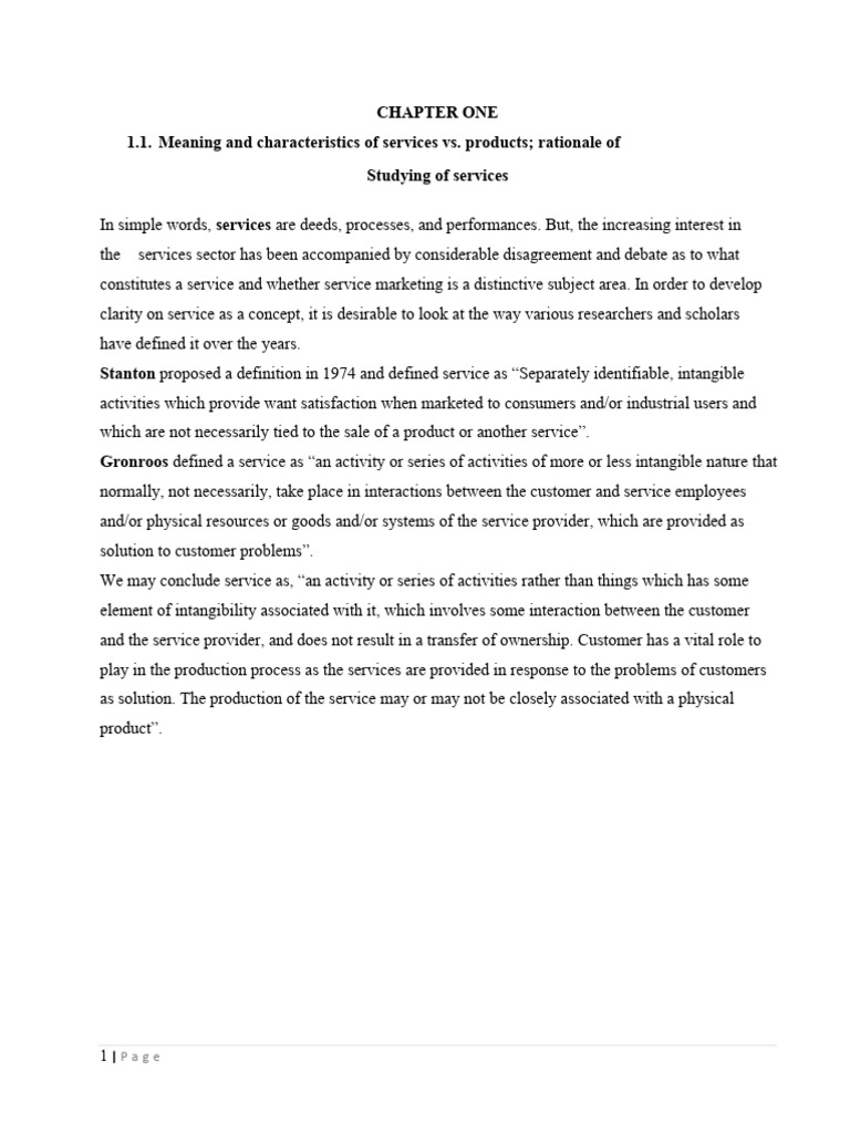 Understanding Service Characteristics | PDF | Strategic Management ...