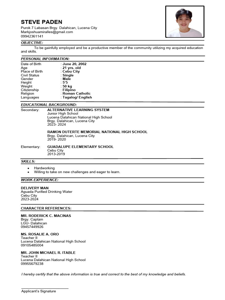 Steve Resume | PDF | Career & Growth | Wellness