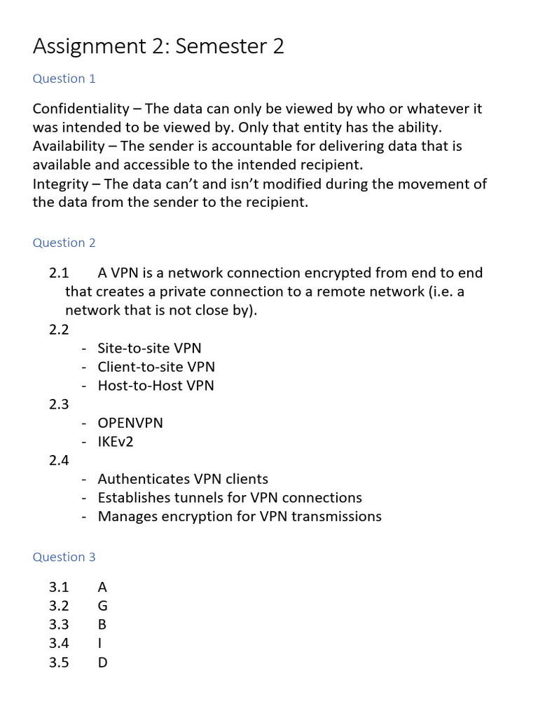 Assignment 2 | PDF | Computer Network | Firewall (Computing)