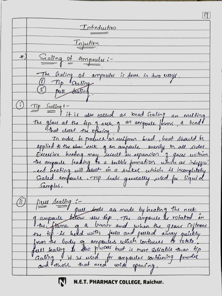 Introduction For Injection | PDF