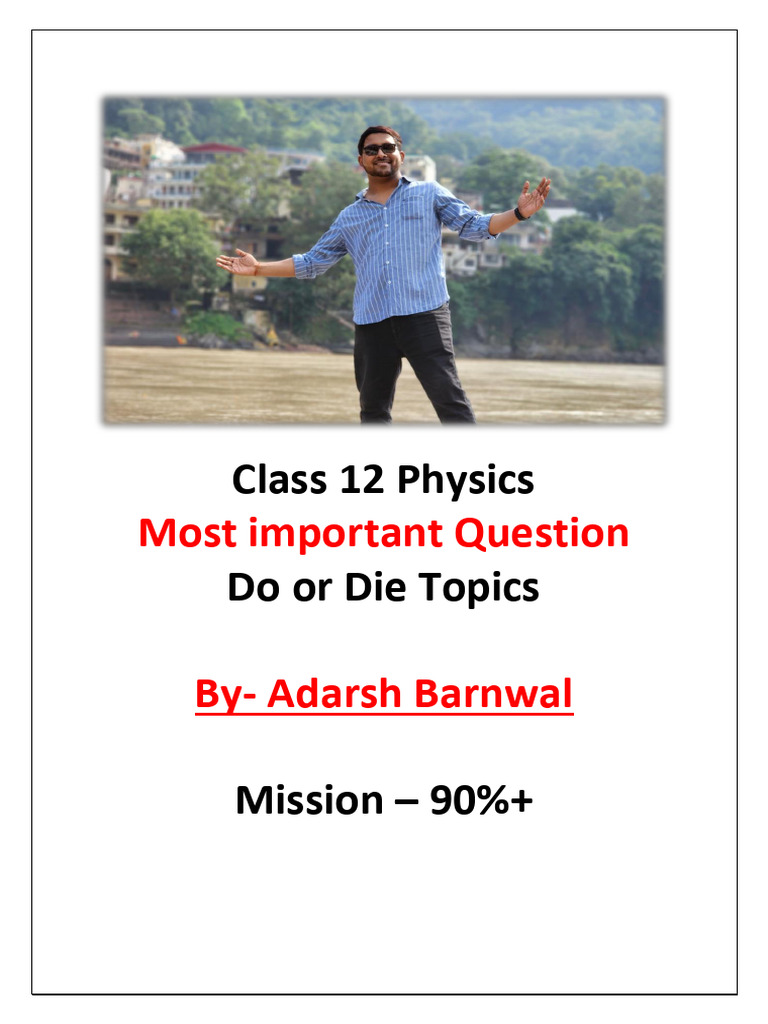 Physics 200 Important Questions 2023-2024 | PDF