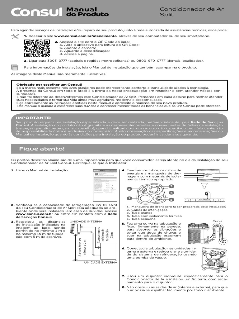 Guia do Ar-Condicionado Consul | PDF | Ar condicionado | Embalagem e ...