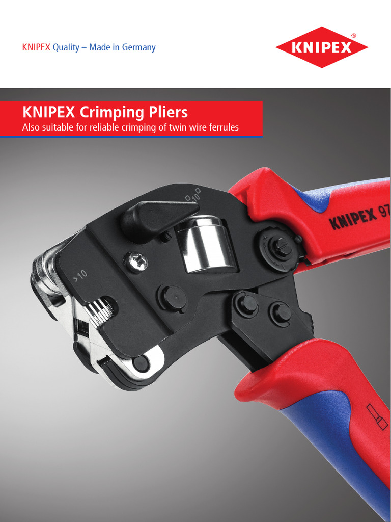 KNIPEX EN Product-Data-Sheets 97er-Crimp 2020 V01 A4 RZ20200221 0 | PDF