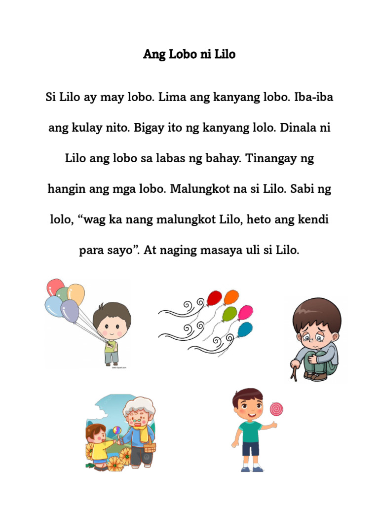 Ang Lobo Ni Lilo | PDF