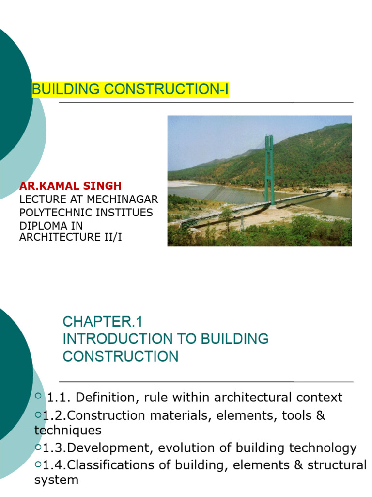 Building Construction 1 | PDF | Concrete | Masonry