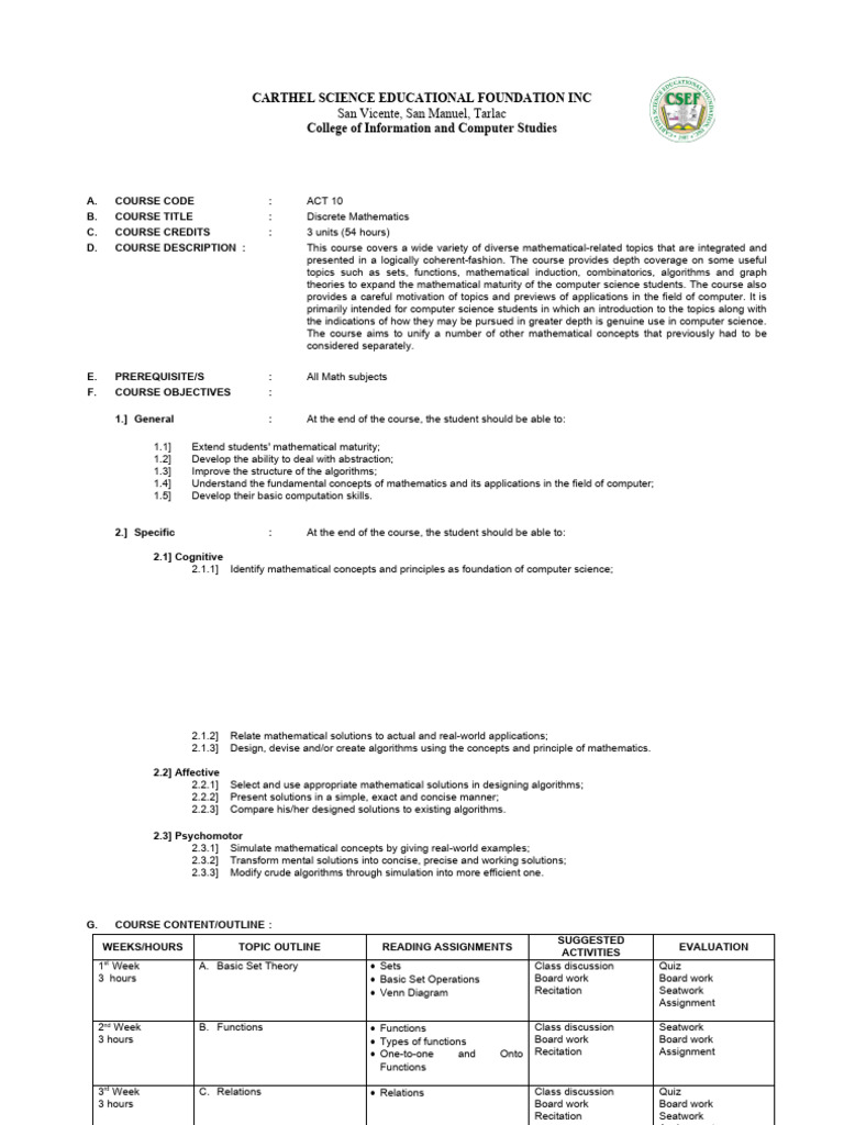 Act 10 CSEF | PDF | Mathematics | Algorithms