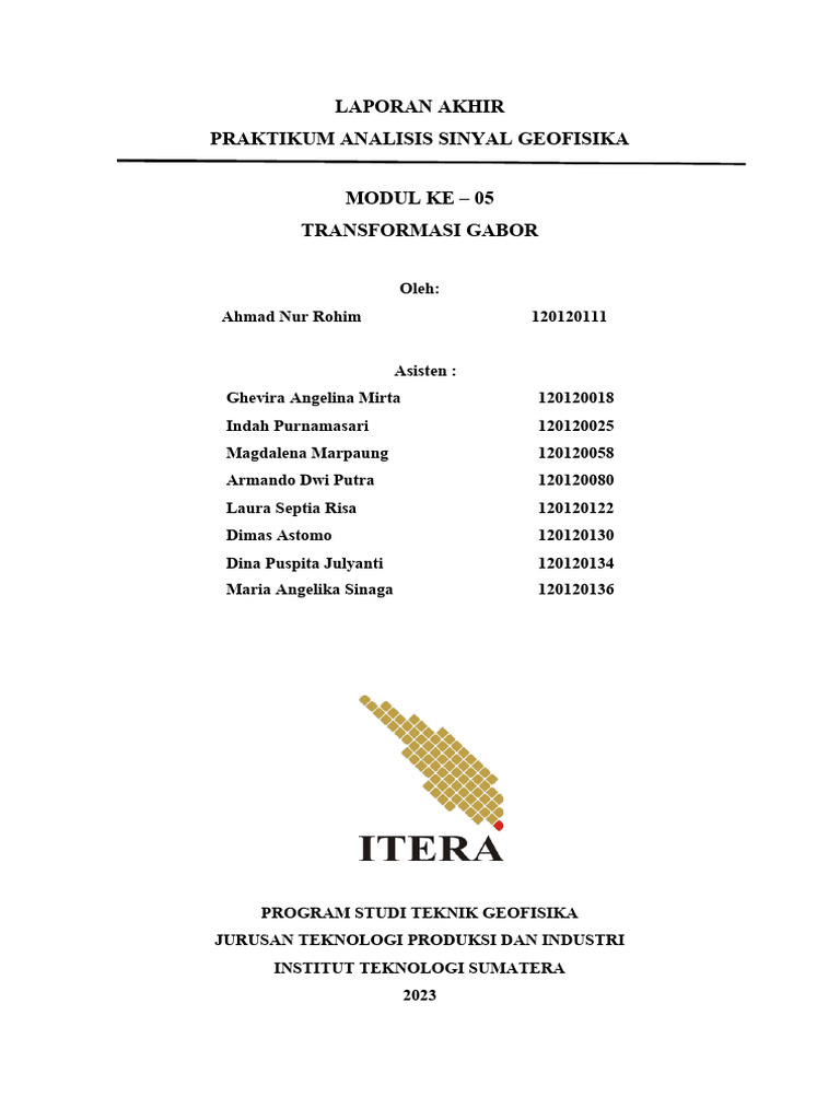 Ahmad Nur Rohim - C - LAASG - Modul05 | PDF