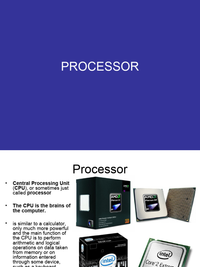 Computer Hardware-03 | PDF | Intel | X86 Architecture