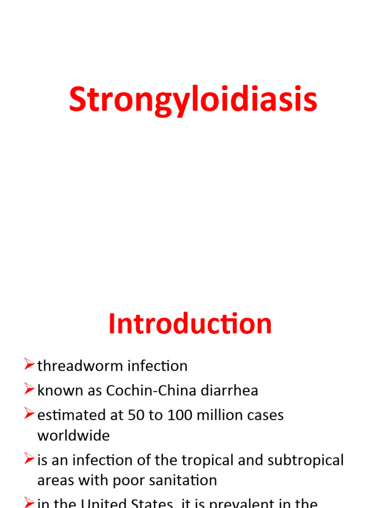 Strongyloidiasis: Causes, Symptoms, and Treatment | PDF | Parasitism ...