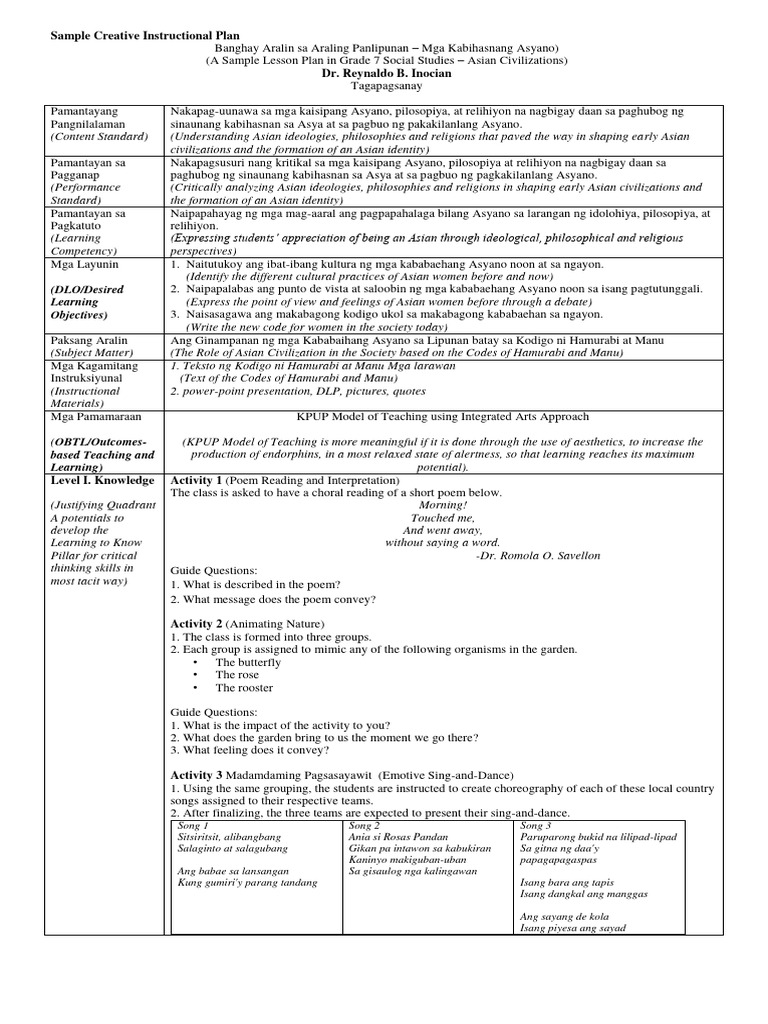 Analysis of Sample LP Activity PT | PDF